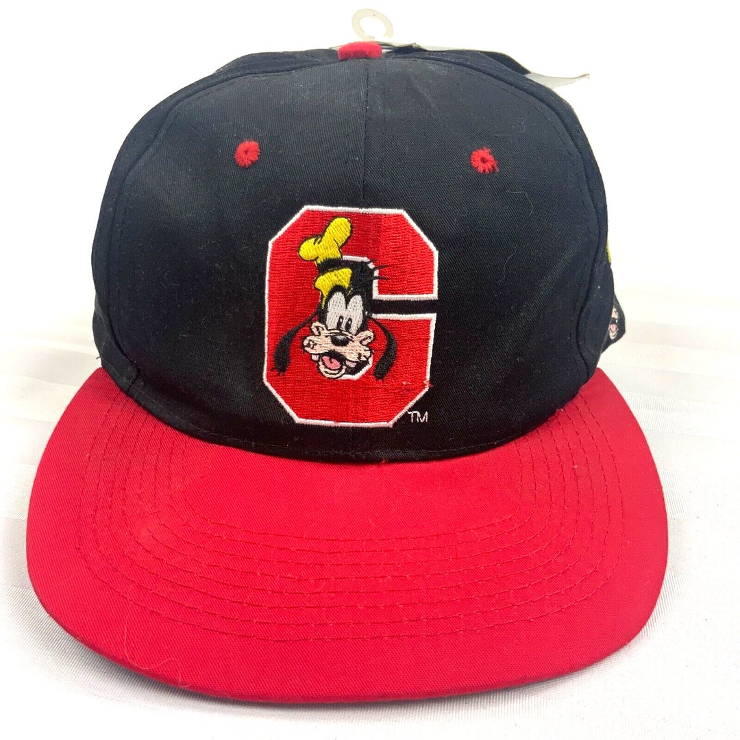 Vintage Disney Goofy Mickey Unlimited Snapback Hat Cap Adjustable Black ...