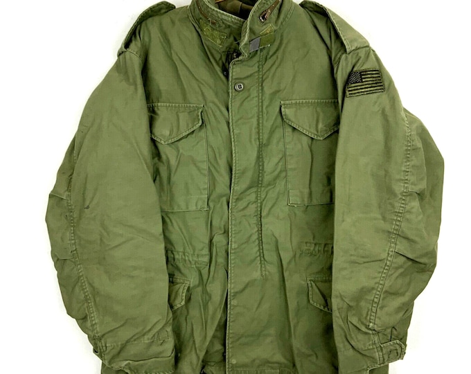 Vintage Us Military M65 Jacket Size Green Vietnam Era 60s 70s - Etsy