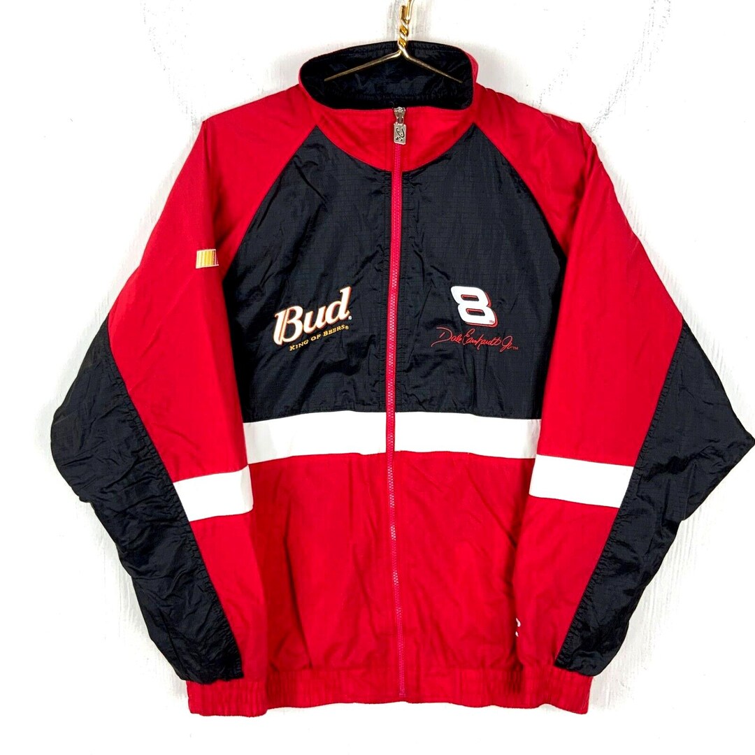 Vintage Dale Earnhardt Jr Chase Jacket Medium Full Zip Windbreaker ...