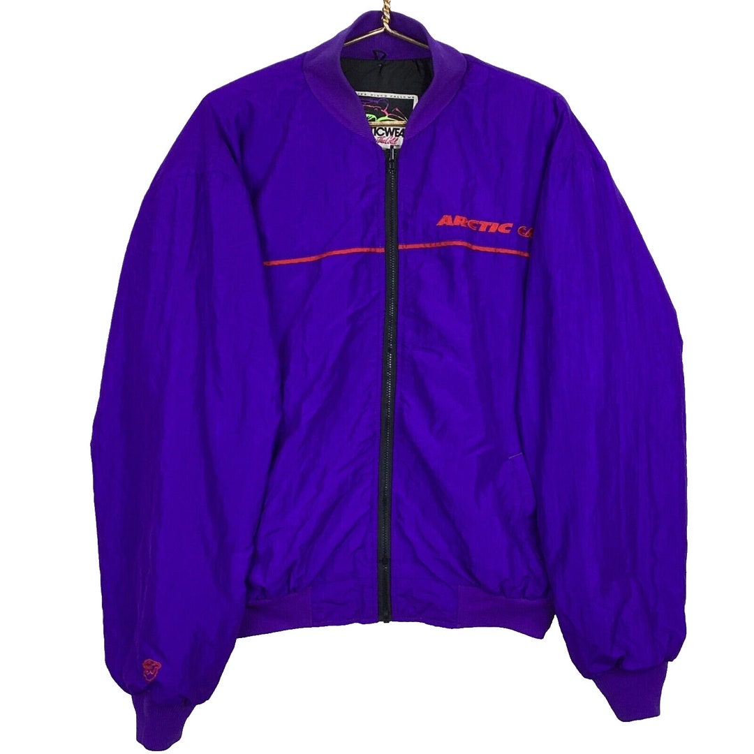 Vintage Arctic Wear Ski Jacket Large Purple 90s Made Usa Snowmobile ...