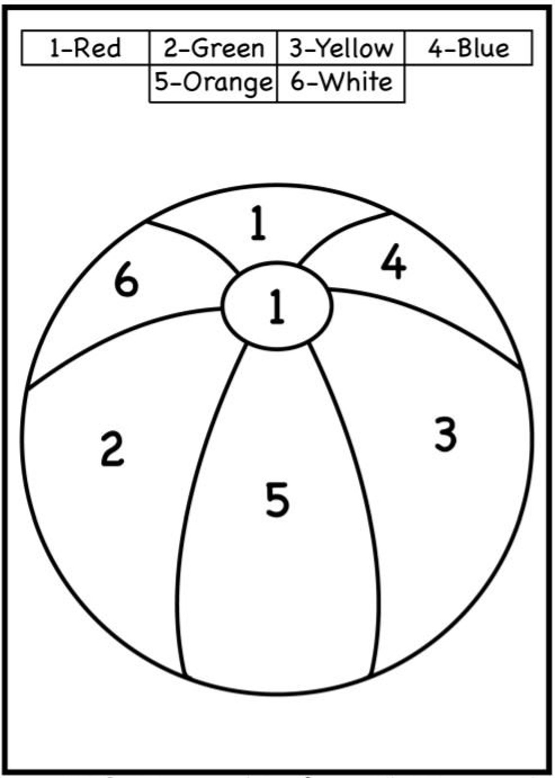 Fun Color by Number Activity Worksheets, Best Educational Gift ...