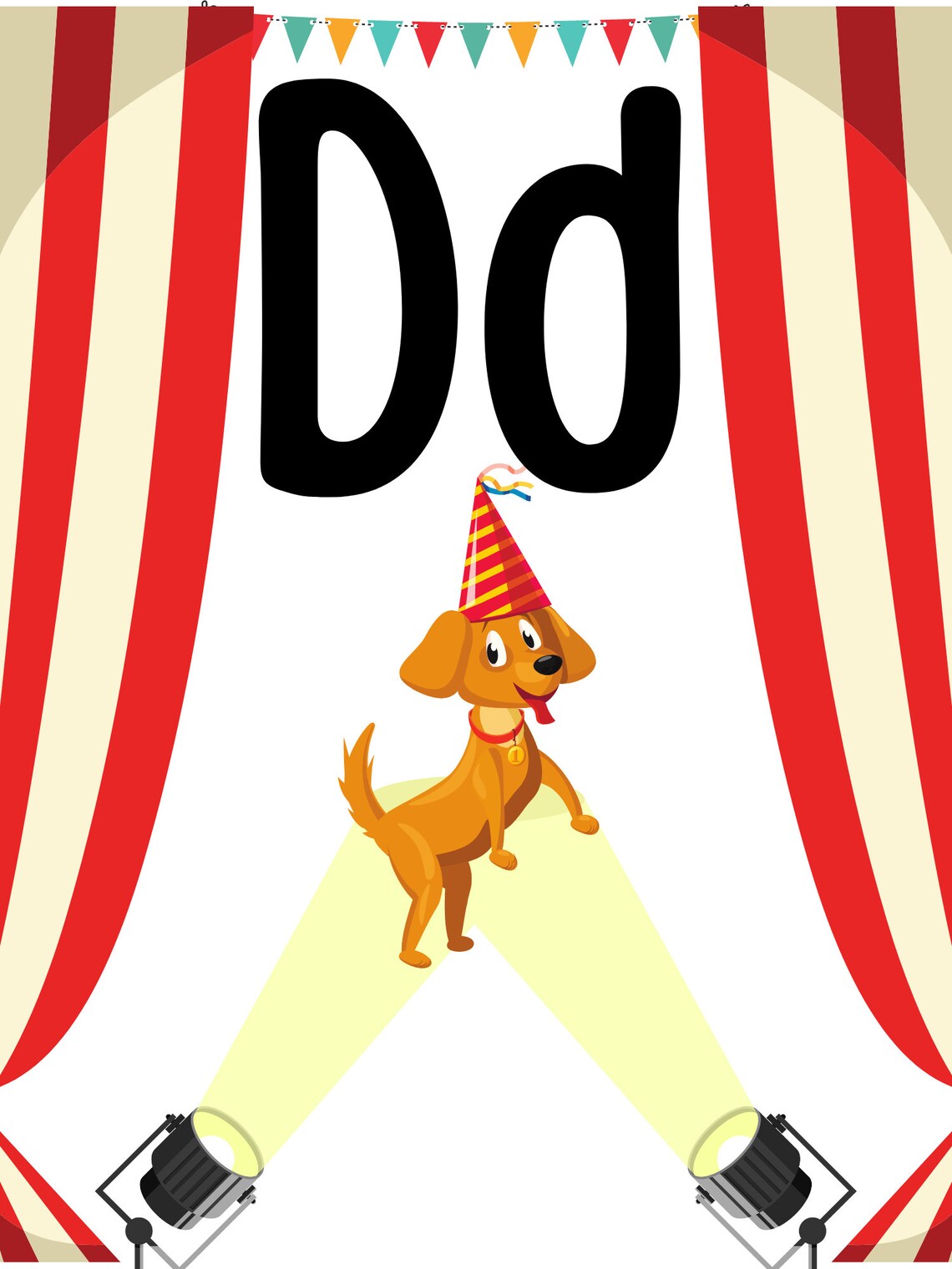 Carnival/circus Themed ABC Cards - Etsy