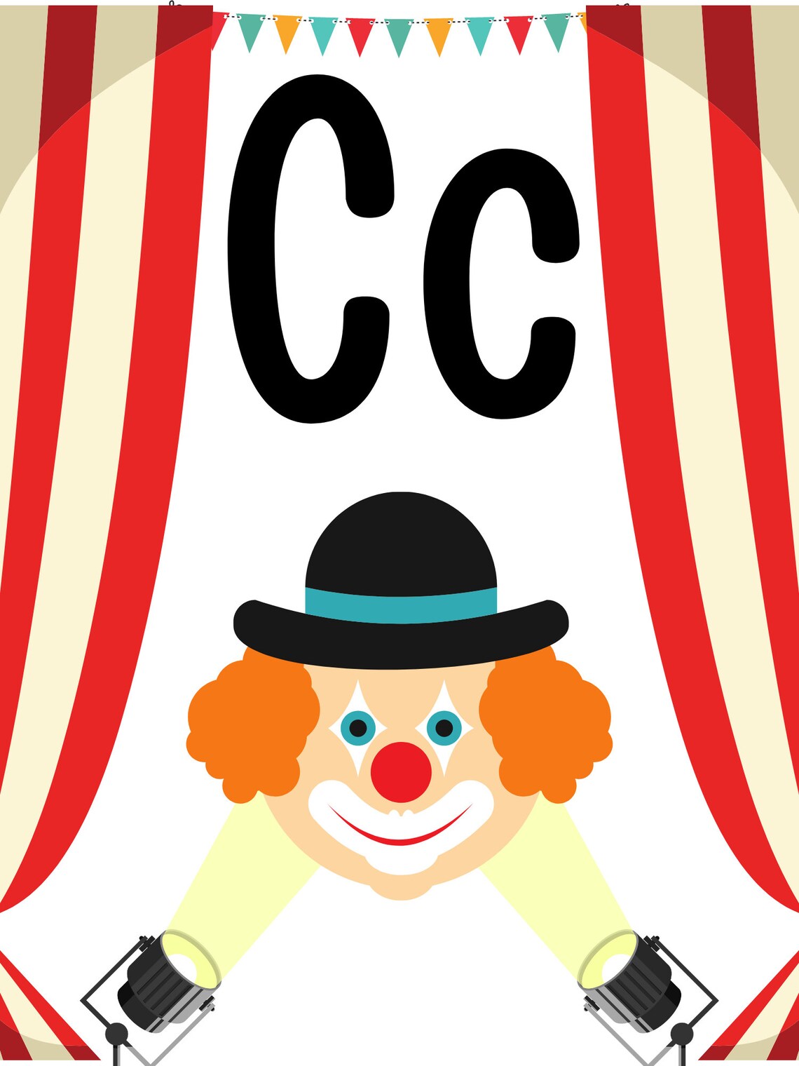 Carnival/circus Themed ABC Cards - Etsy