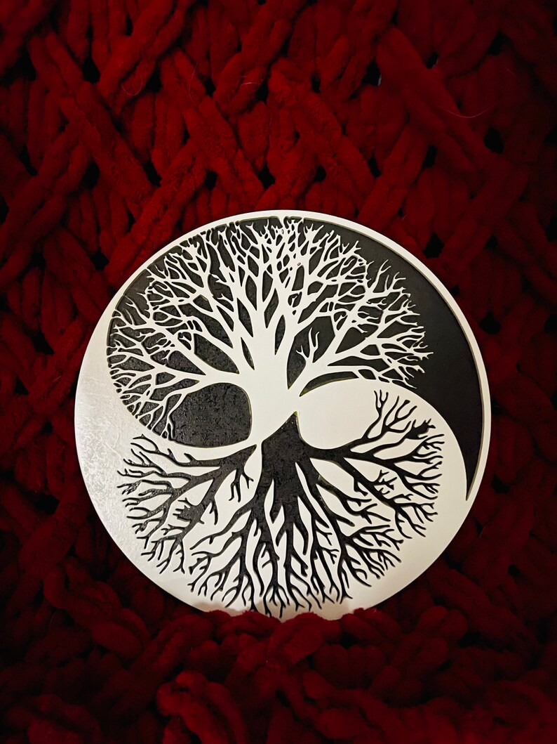 Tree of Life Ying and Yang Family Tree Ying Yang Wall - Etsy