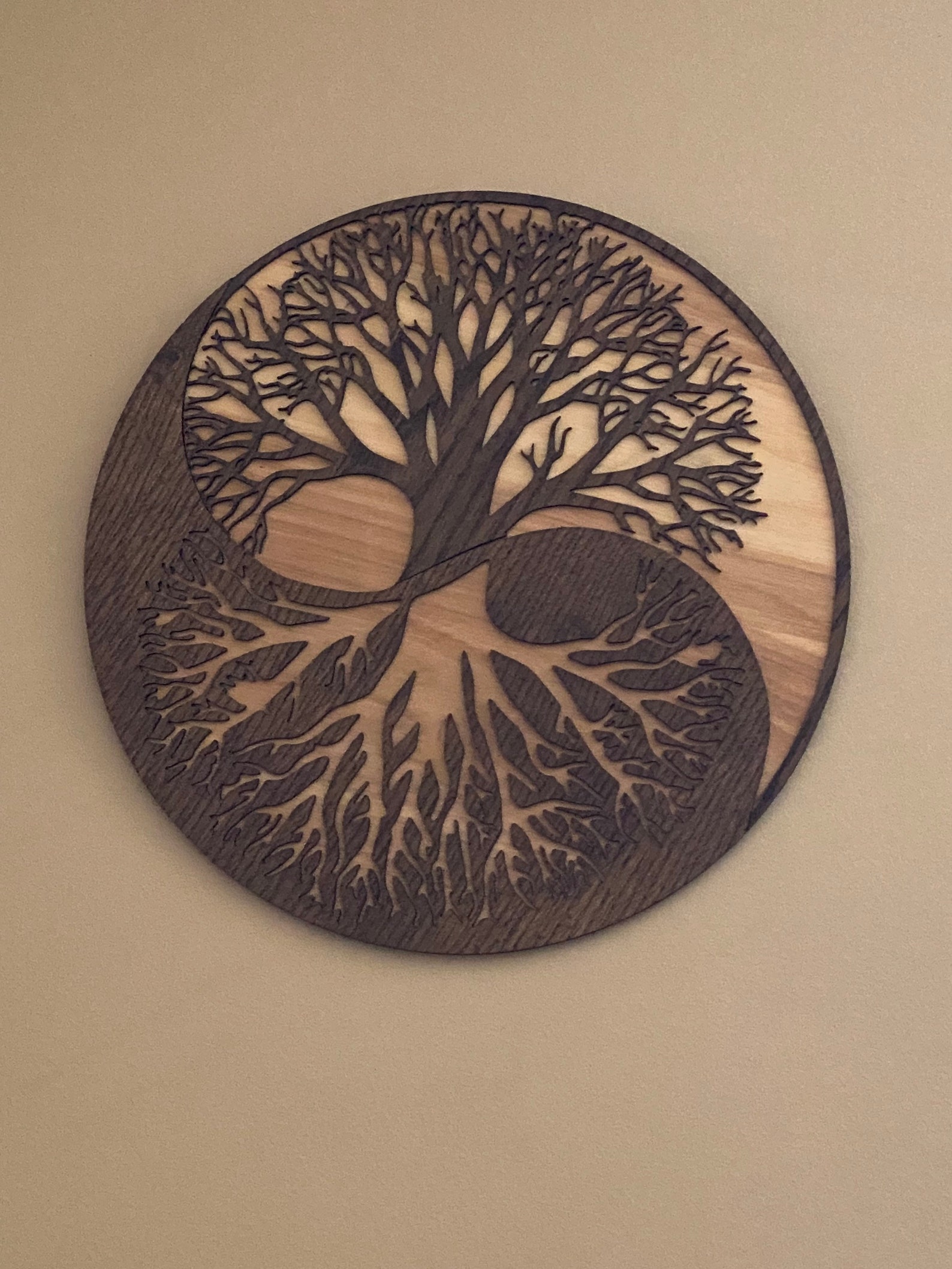 Tree of Life Ying and Yang Family Tree Ying Yang Wall - Etsy