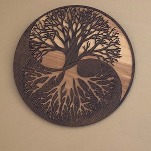 Tree of Life | Ying and Yang | Family Tree | Ying Yang Wall Art ...