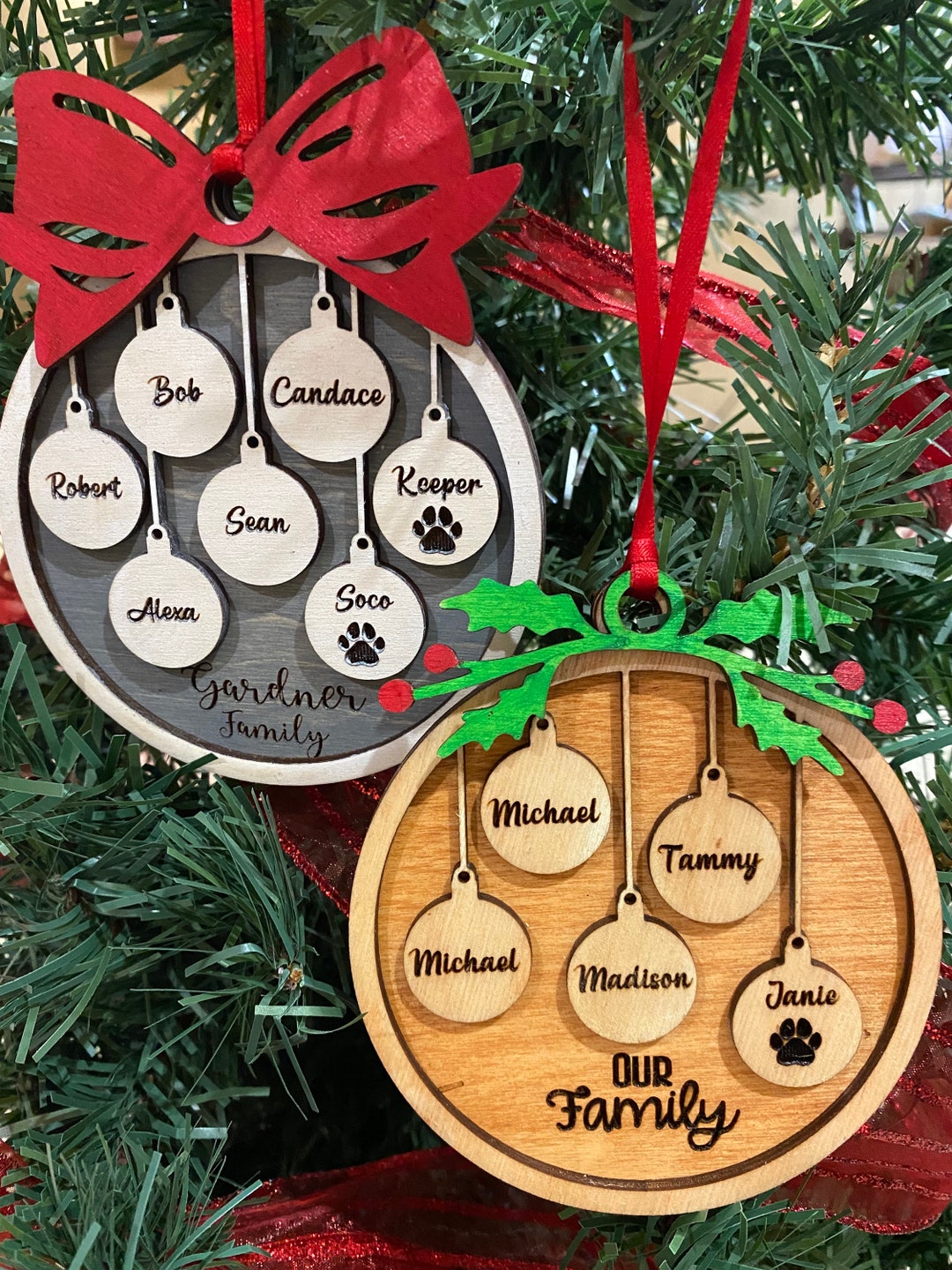 Personalized Family Ornament | Personalized Gift | Family Gift | Family ...