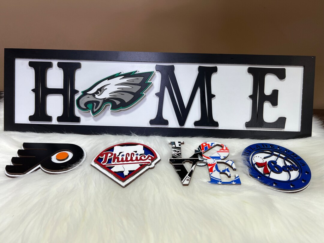 Philadelphia Sports Team Home Sign Philly Sports Team Sign - Etsy