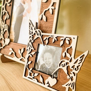 Hummingbird Family Picture Frame | Family Tree | Mother's Day Gift ...