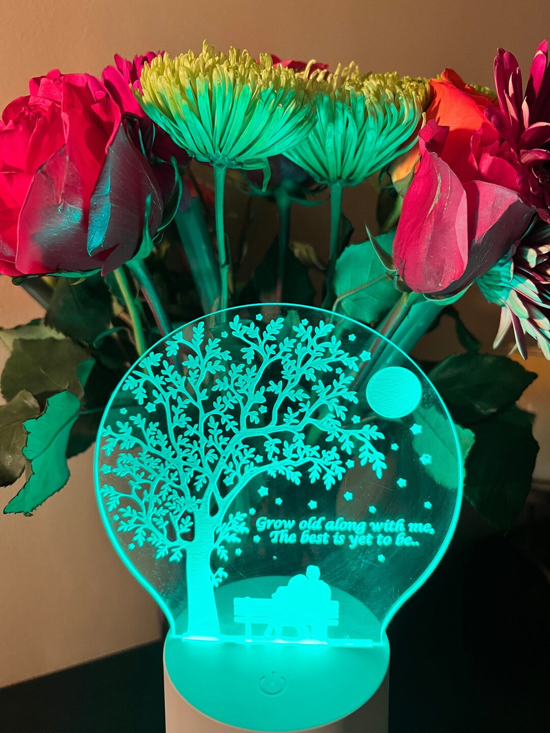 Celestial Love: A Promise in Lights LED Desktop Sign - Etsy.de