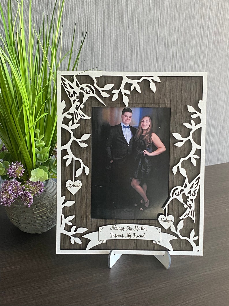 Hummingbird Family Picture Frame Family Tree Mother's - Etsy