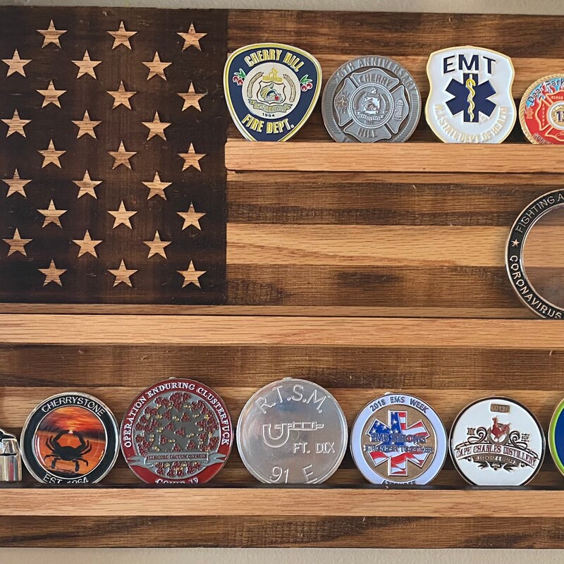 Challenge Coin Display - Etsy