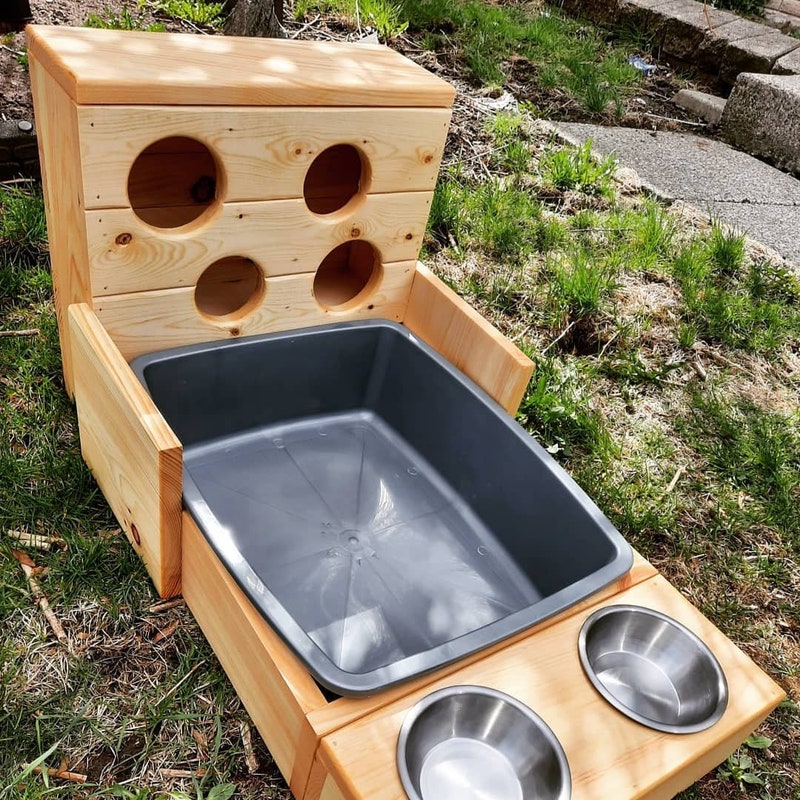 Rabbit Litter Box Hay Feeder - Etsy