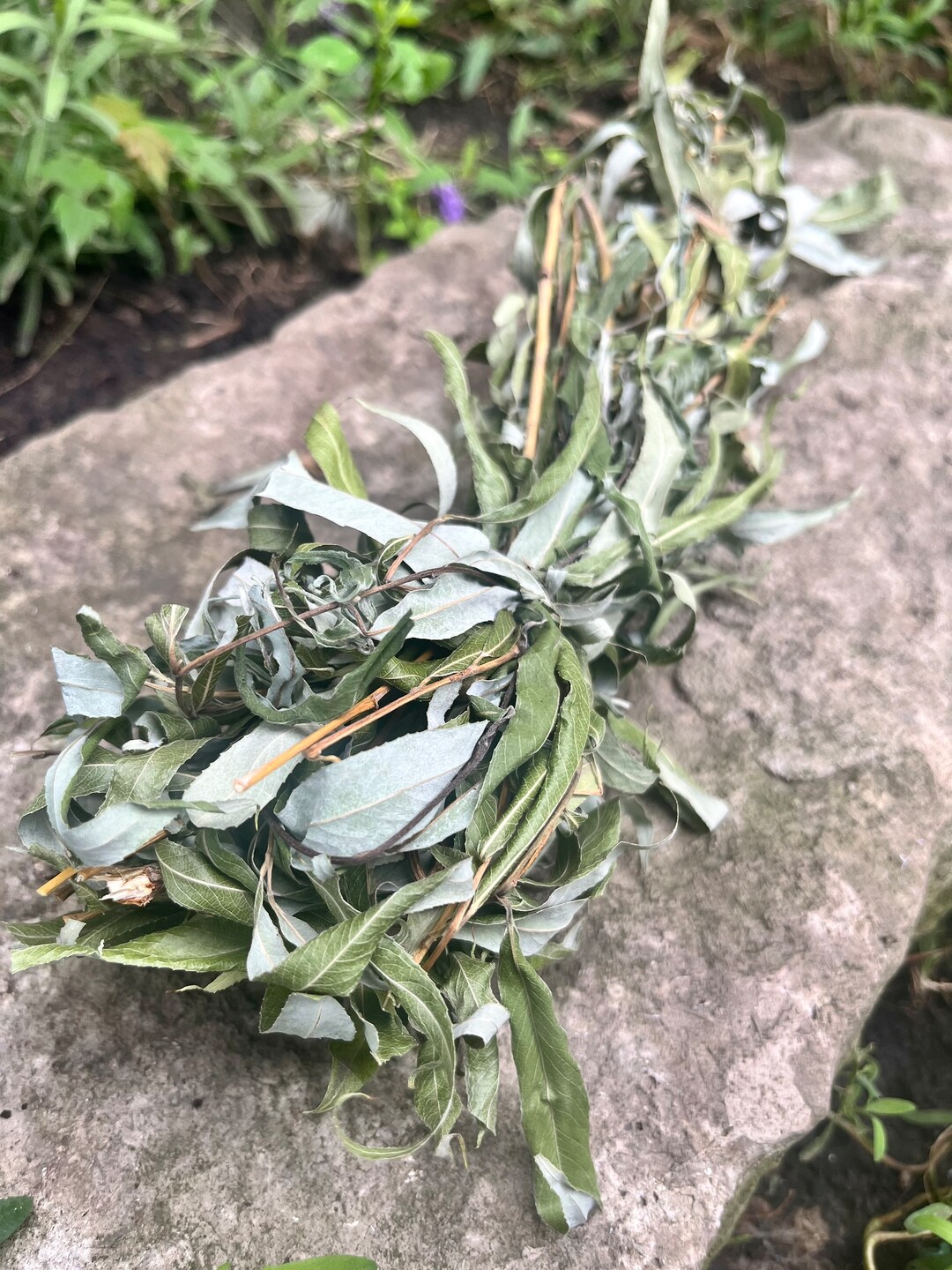 Sisal Wrapped Willow Branch Bundle for Rabbits, Small Animal Chewable Sticks and Leaves, Organic ...