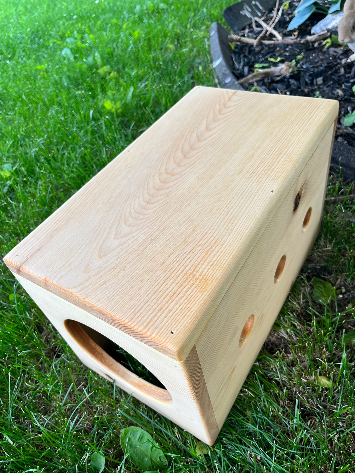 Kiln-dried Pine Rabbit Hideaway: Small Animal Tunnel House, Handmade in ...