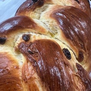 Hungarian Kalacs Bread: Easter Bread; Handmade Egg Twist Challah With ...