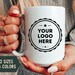 Custom Ceramic Coffee Mug, Personalized Mug With Logo, Create Your Own ...