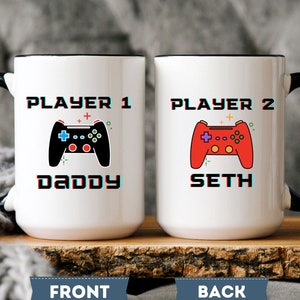 Gamer Gift, Personalized Gamer Mug, Custom Video Game Player Mug Gift ...