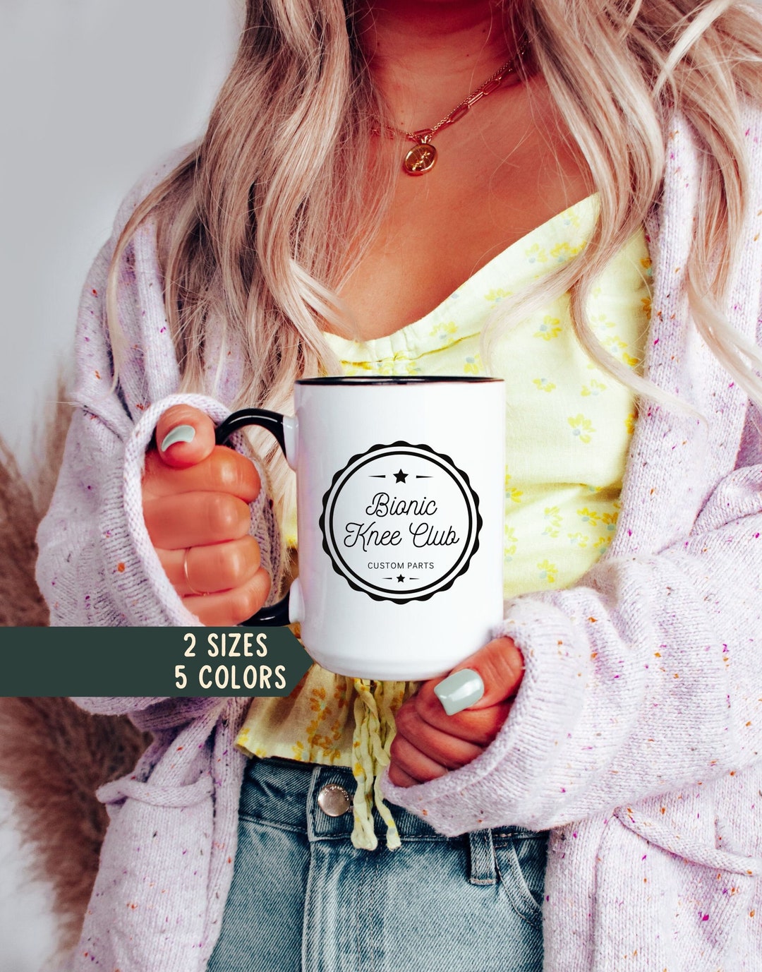 Knee Replacement Mug Gift, Knee Surgery, Bionic Knee, Get Well Soon for ...