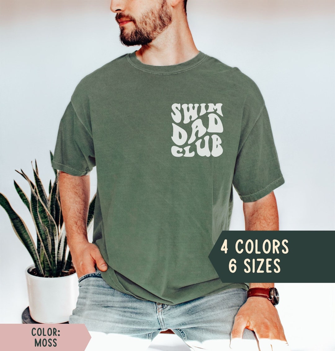 Swim Dad Shirt, Comfort Colors Swim Dad Tshirt, Swim Dad T-shirt, Swim ...