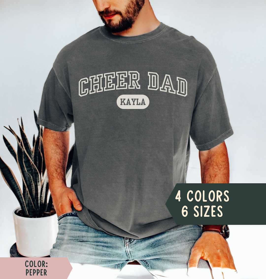 Cheer Dad Shirt, Cheer Dad Gift, Gift for Cheer Dad, Cheerleading Dad ...