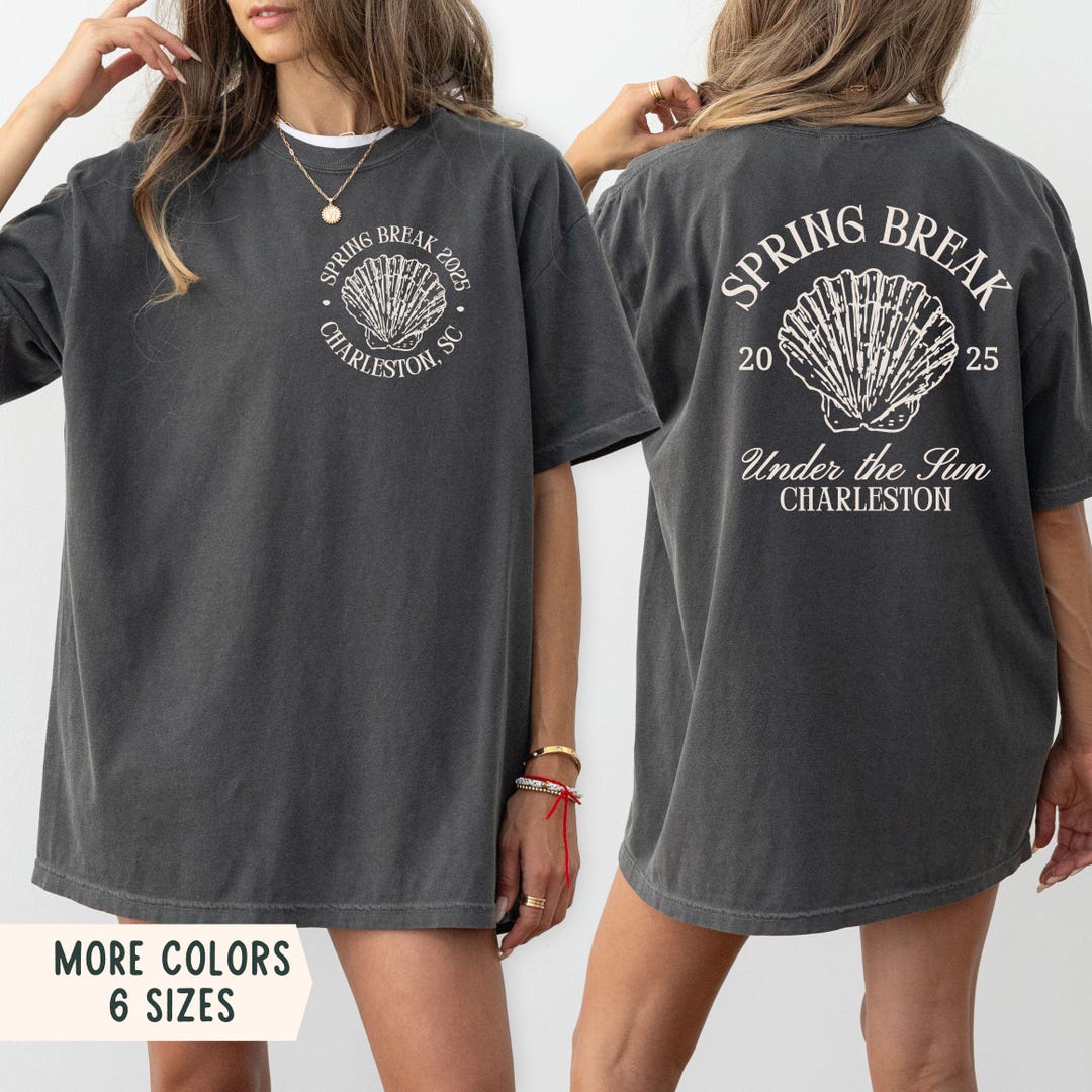 Spring Break Shirts, Custom Group Vacation Comfort Colors T-shirts ...