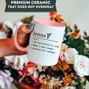 Personalized Name Definition Mug, Personalize Name Coffee Mug With ...