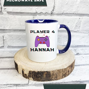 Gamer Gift, Personalized Gamer Mug, Custom Video Game Player Mug Gift ...