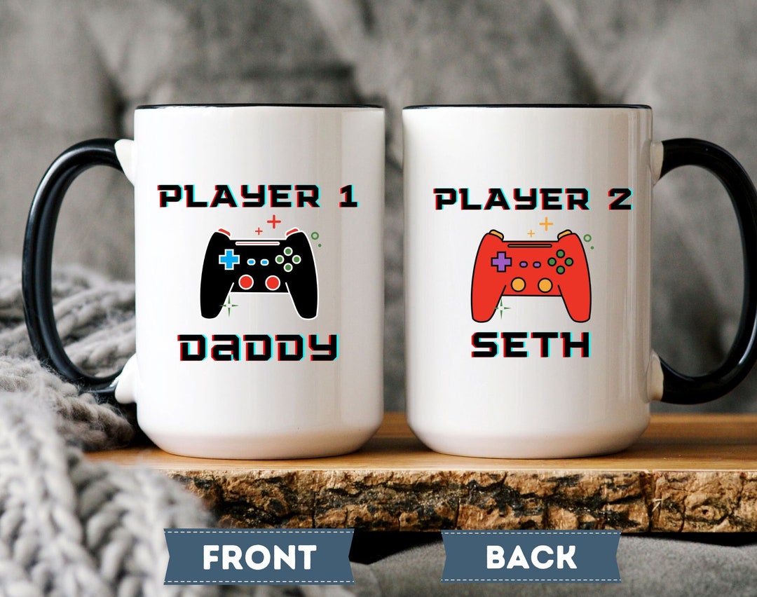Gamer Gift, Personalized Gamer Mug, Custom Video Game Player Mug Gift ...