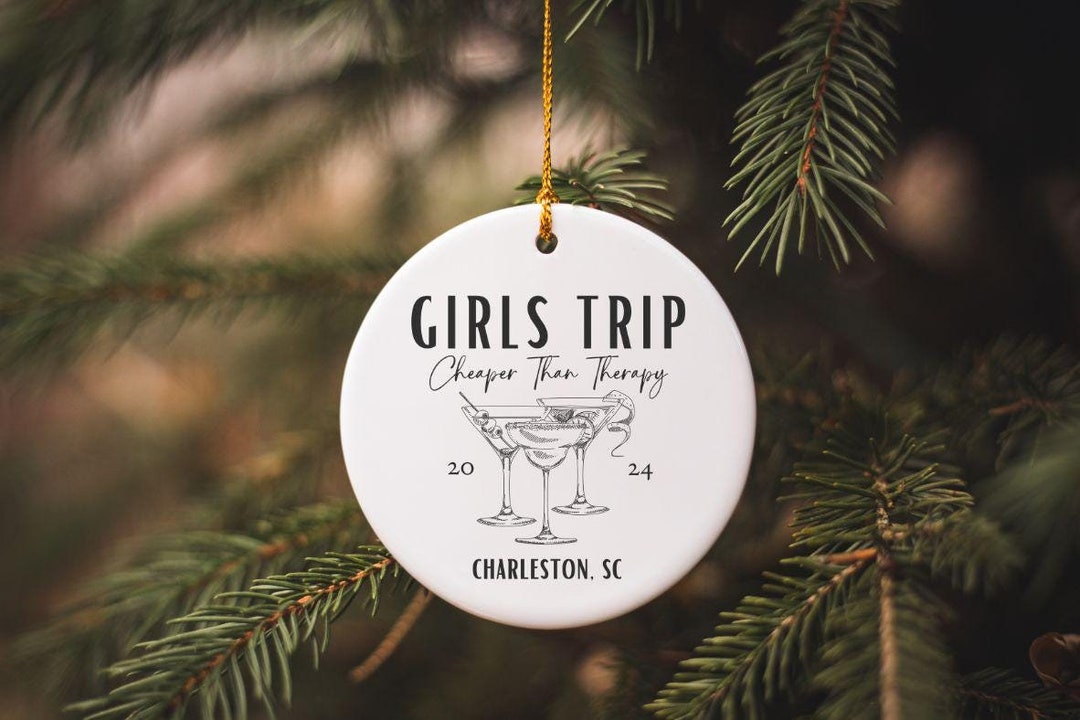 Girls Trip Ornament, Girls Trip Gifts, Travel Memory Gift, Girls Trip ...