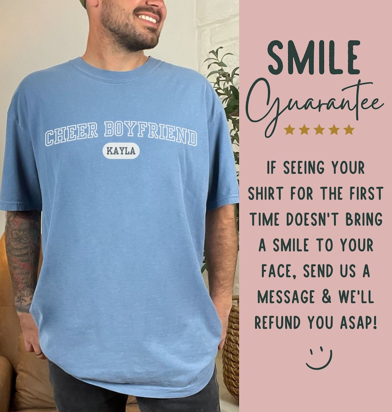 Cheer Boyfriend Shirt, Cheer Boyfriend Gift, Gift for Cheer Boyfriend ...