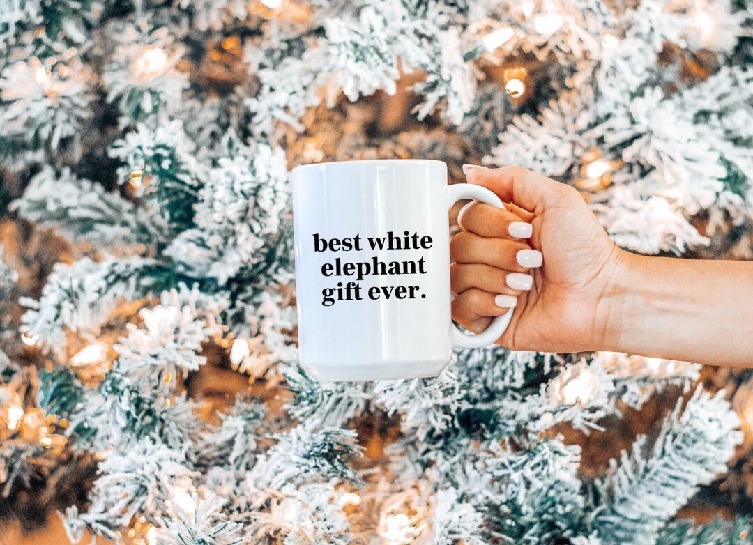 White Elephant Mug, Funny White Elephant Coffee Mug, Best White ...