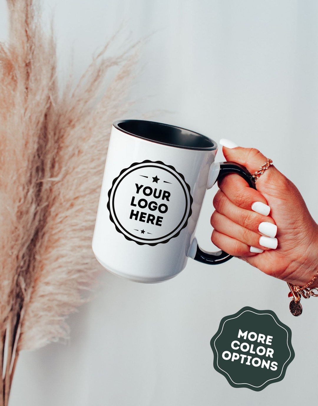 Custom Ceramic Coffee Mug, Personalized Mug With Logo, Create Your Own ...