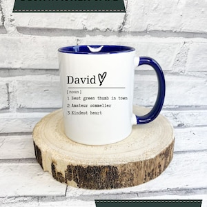 Personalized Name Definition Mug, Personalize Name Coffee Mug With Custom Definition, Custom ...