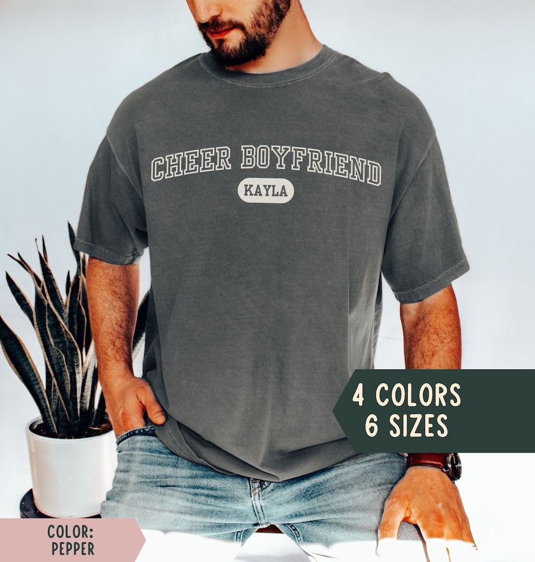 Cheer Boyfriend Shirt, Cheer Boyfriend Gift, Gift for Cheer Boyfriend ...