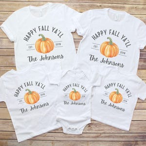 Fall Family Shirts, Family Pumpkin Shirts, Pumpkin Patch Crew Tshirts ...