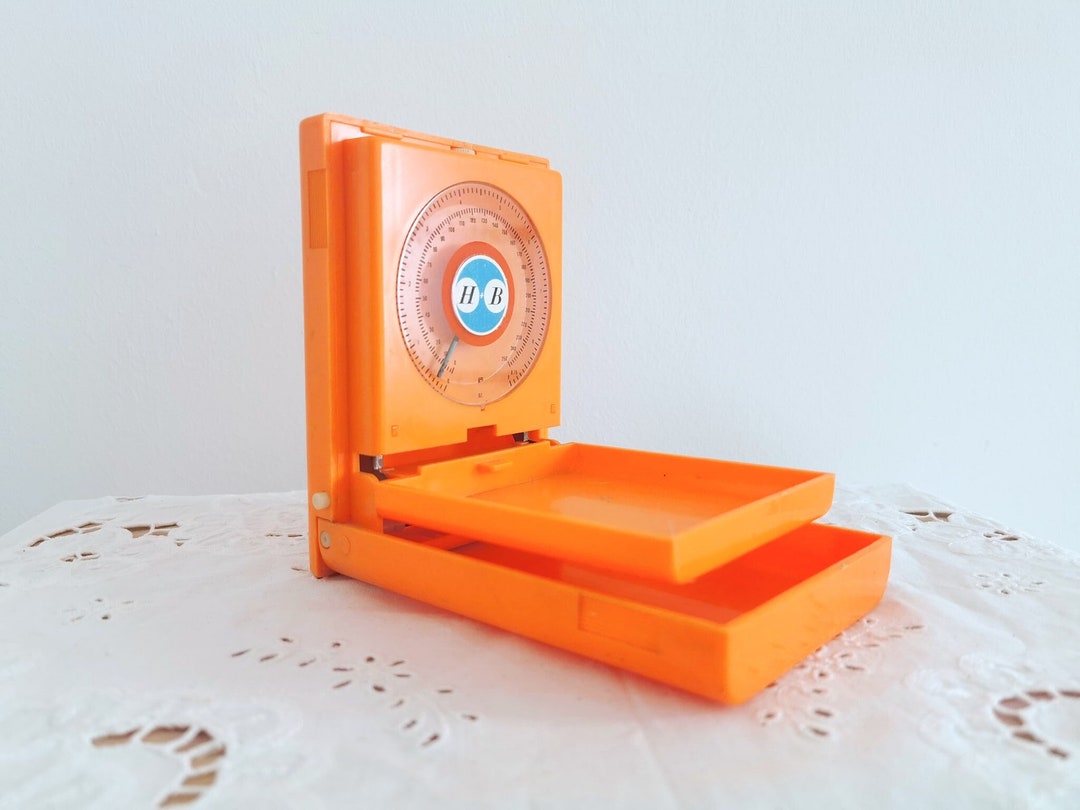 Plastic Pocket Balance Scale / Orange Retro Balance / Gift / Vintage ...