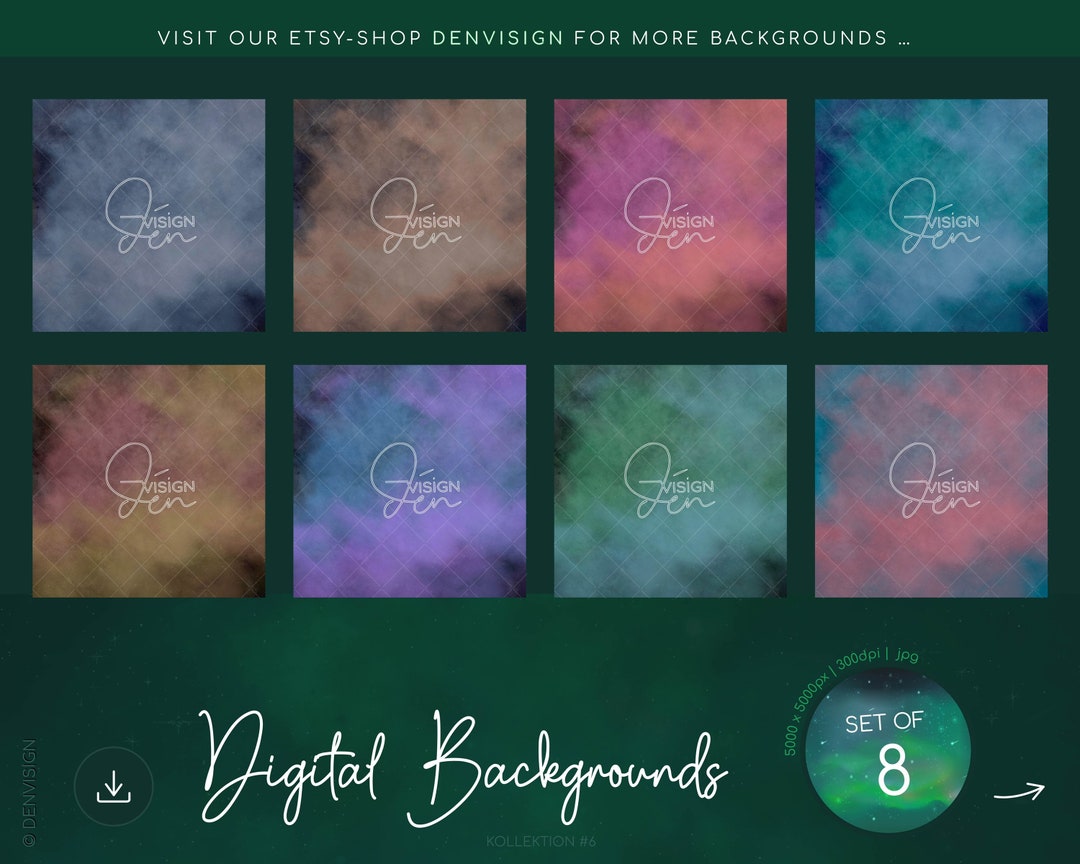 Photo Backdrop Digital Paper Bundle Photography Backdrop Digital ...