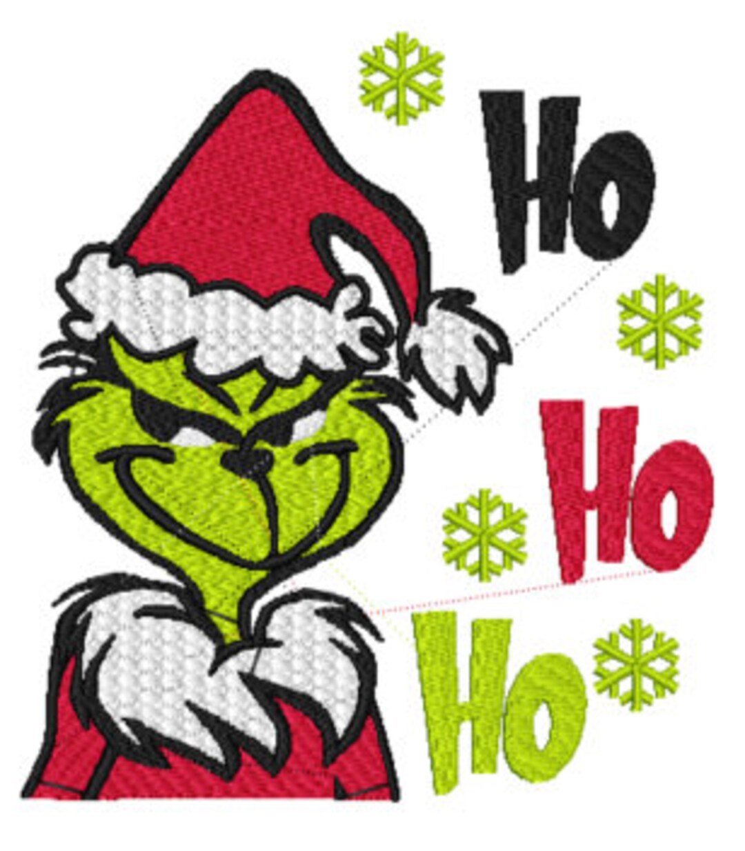 Embroidery Design-grinch Ho Ho Ho - Etsy