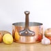 8 Matfer Stamped Vintage French Copper Saucepan With Hammered Finish ...