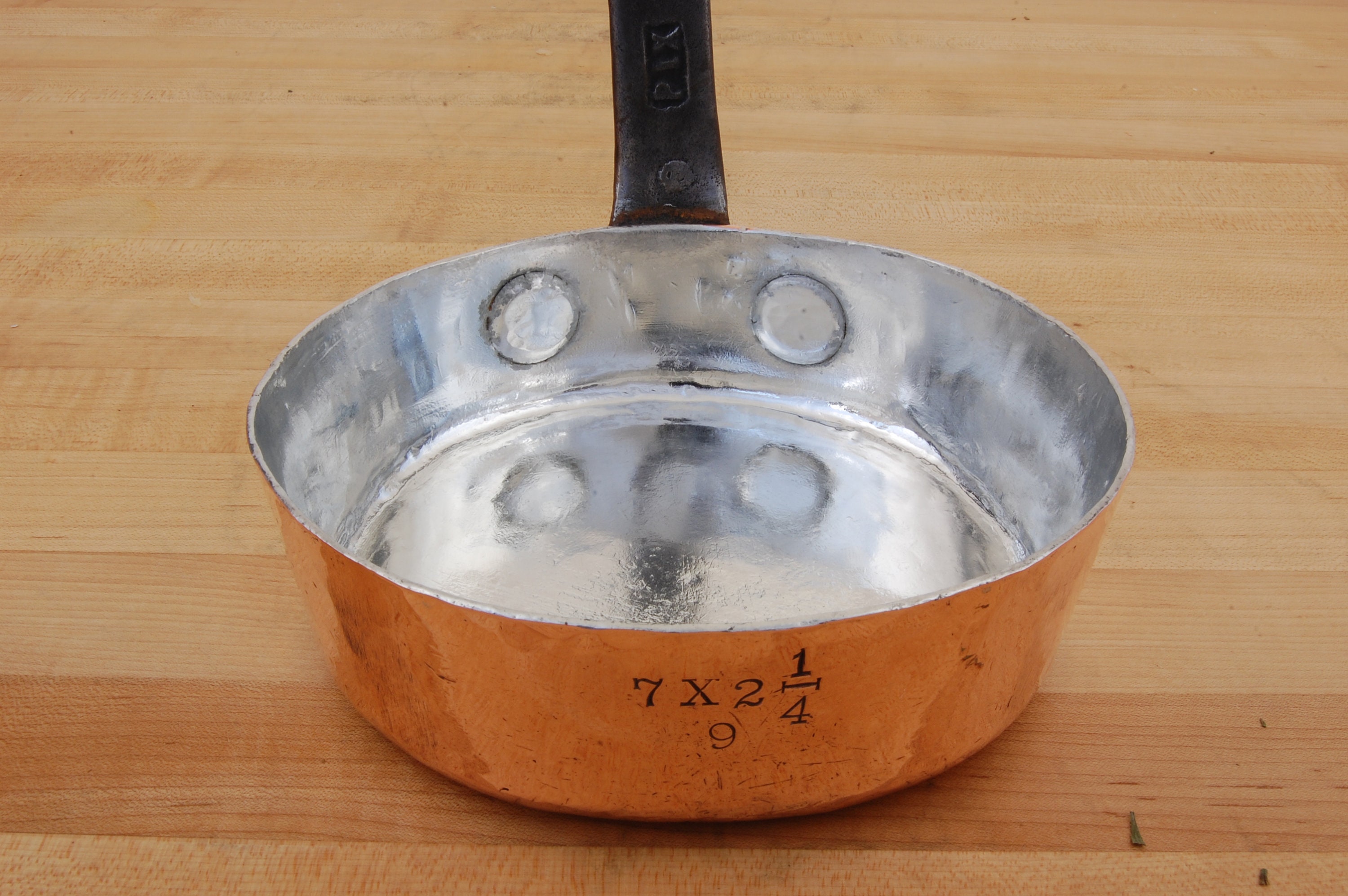 7 Heavy Copper Fry Pan. Great Markings. Spectacular Pan. Don't Let This ...