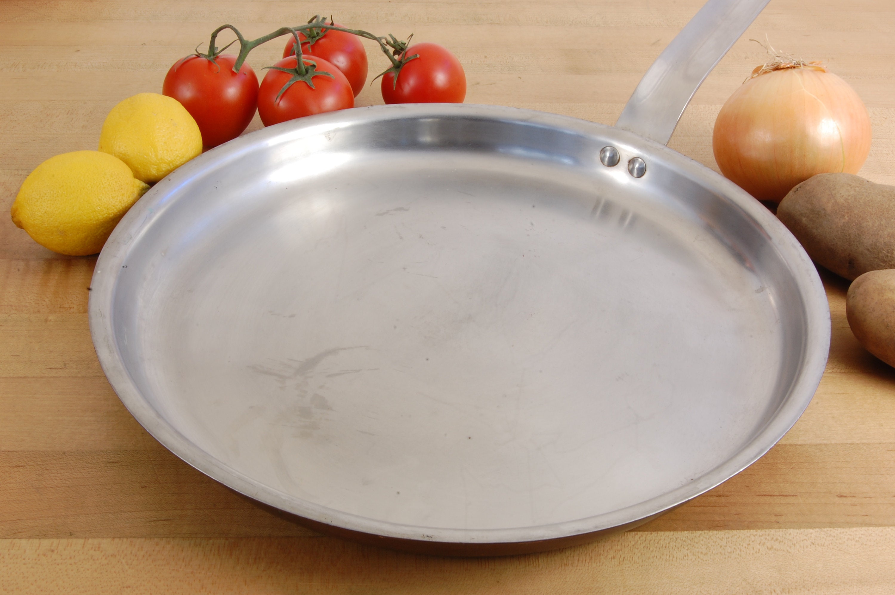 12-7/8 Legion Utensils/Scavullo Stamped Vintage Crepe Pan. 2lb. 8oz. As ...