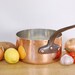 8 Matfer Stamped Vintage French Copper Saucepan With Hammered Finish ...