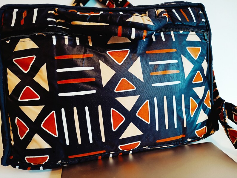 Laptop Bag Quilted, African Print, Ankara Kitenge, Large, Padded ...