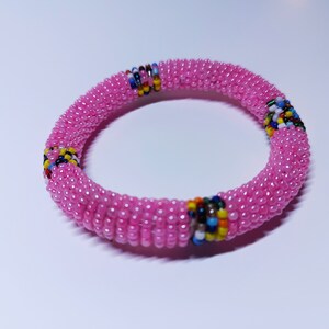 African Maasai/zulu Beaded Bracelet, Hand Crafted, Hand Made in Rwanda ...