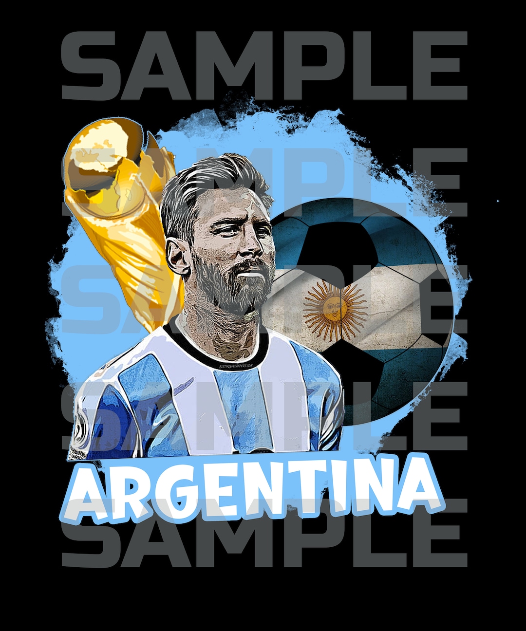 Argentina Futbol Soccer Copa Mundial World Cup 2022 PNG File Digital ...