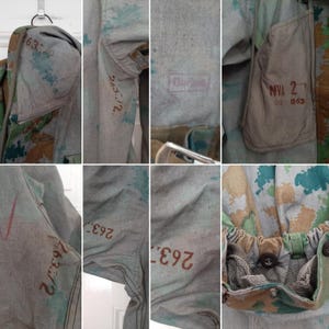 Old ARMY JACKET DDR / Nva*field Jacket*flower Camouflage Jacket With ...
