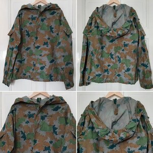 Old ARMY JACKET DDR / Nva*field Jacket*flower Camouflage Jacket With ...