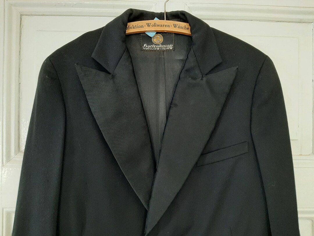 RARE Antique Black DINNER JACKETSUIT Jacketmen's Jacketmen's Jacket ...