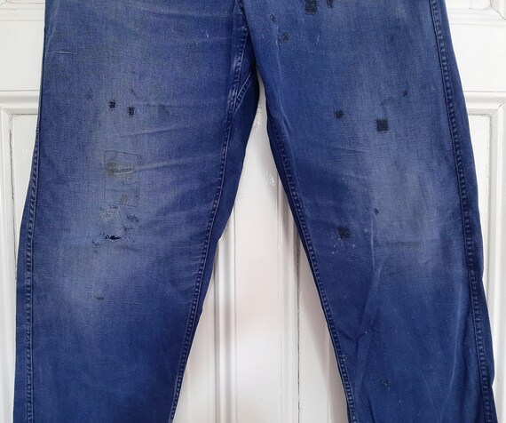 old German 1940s/50s WORK PANTS*worker trousers*craft… - Gem